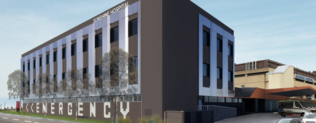 Building begins on Sunshine Hospital’s new emergency department | VHBA