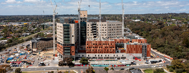 First tower crane comes down on Frankston Hospital redevelopment site ...